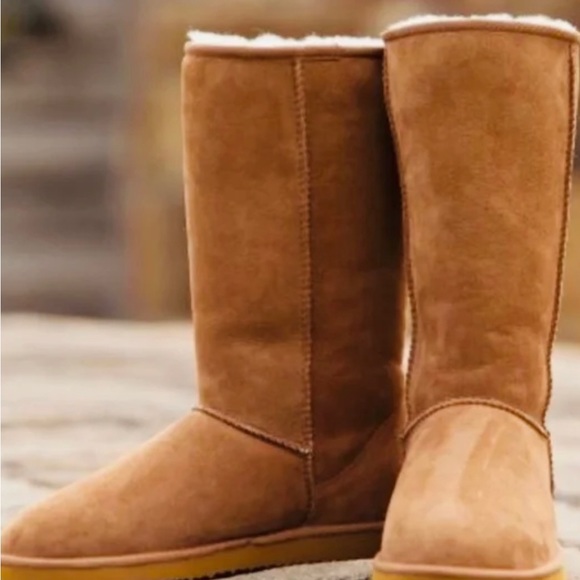 Cozie Step | Shoes | Cozie Steps Genuine Australia Sheepskin Chestnut ...